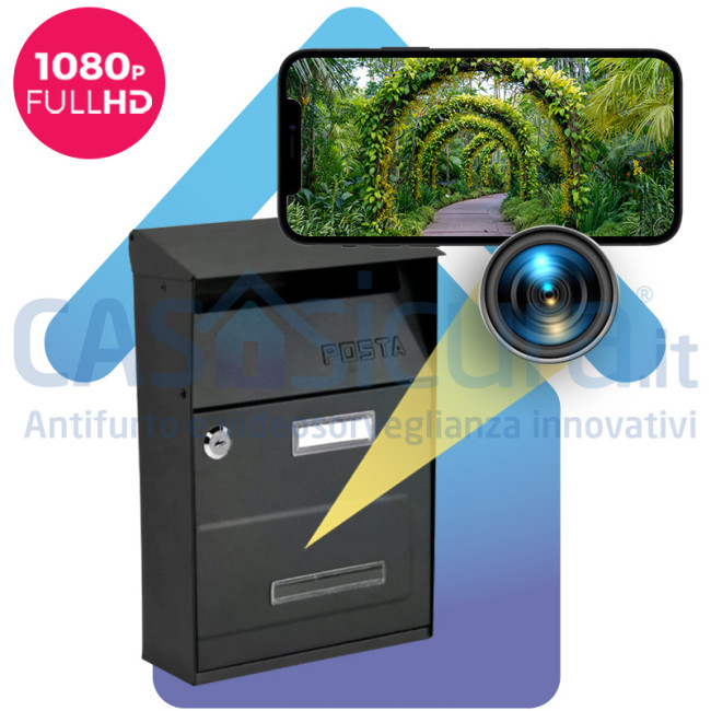 Bottiglia spy / Vaso spia / Cassetta lettere con telecamera wifi ...