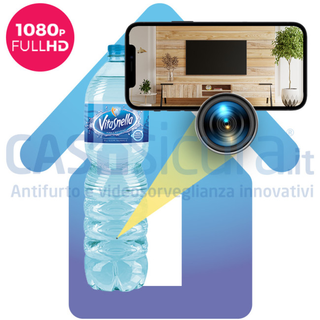 Bottiglia spy / Vaso spia / Cassetta lettere con telecamera wifi ...