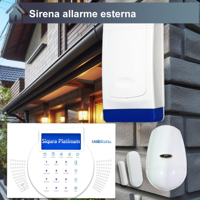 Sirena allarme esterna