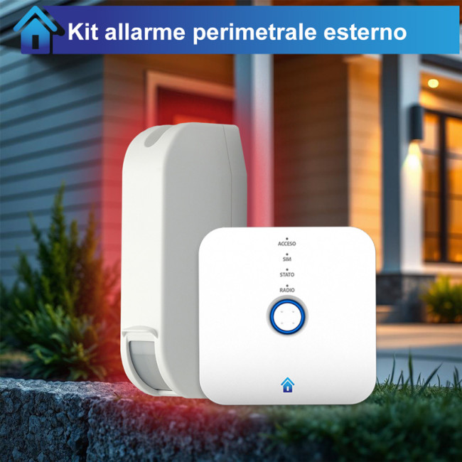 Kit allarme perimetrale esterno